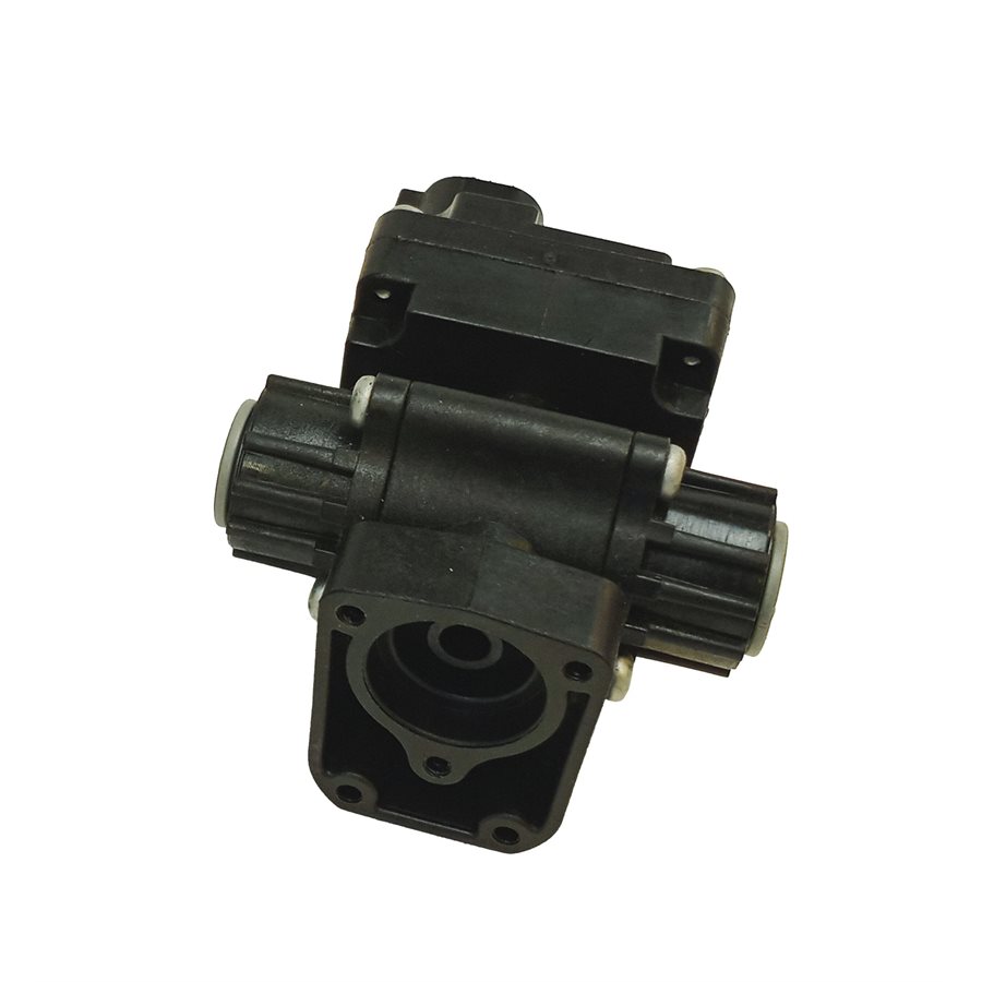 Zip Valve 1 / 4" Nylon, 2-way, SS Ball, 3 / 8" Push to Connect, Deutsch ...