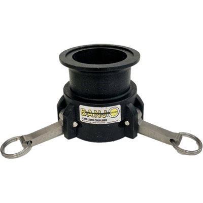 3" Flange x 3" Female coupler w / 3 arms