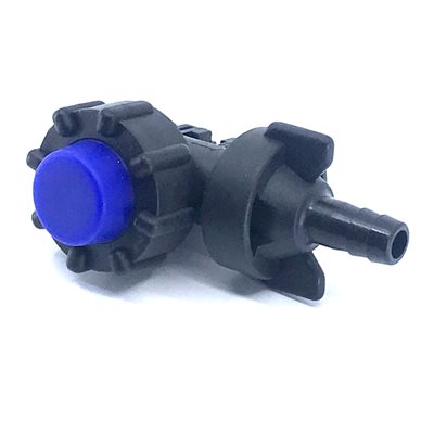 Check Valve - 4 lb - 1 / 4" QC Inlet x 1 / 2" HB Outlet - Diaphragm Style