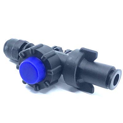 Check Valve - 4 lb - 3 / 8" QC Inlet x 3 / 8" QC Outlet - Diaphragm Style