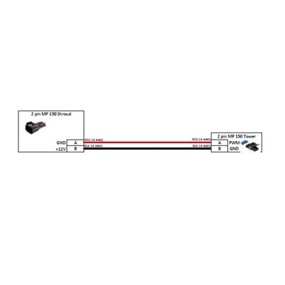 2-pin 150 Metri-Pack Extension Cables