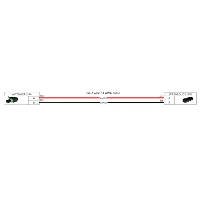 2-Pin Weather Pack Extension Cables