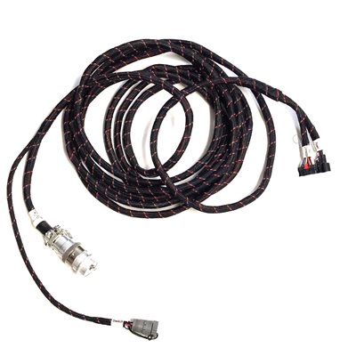 Front ISO Ext- 50' IBBC ISOBUS to 12-Pin Ampseal & 2-Pin Molex. incl. 3 ...
