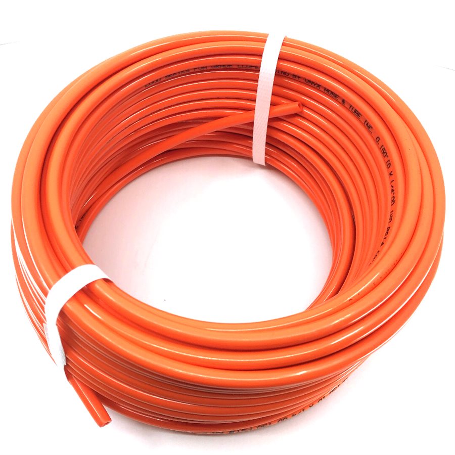Orange Metering Tube 1 / 4" x .150" ID - 100' Roll