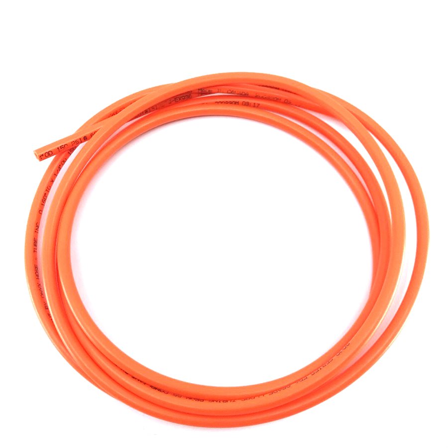 Orange Metering Tube 1 / 4" OD x .150" ID - 8' Length
