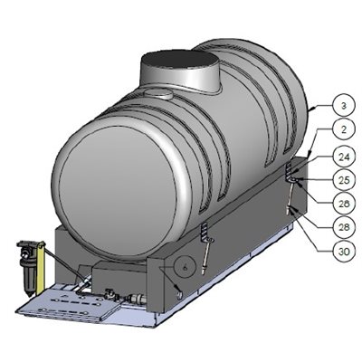 110 Gallon Spartan Accelerator Tank Kit