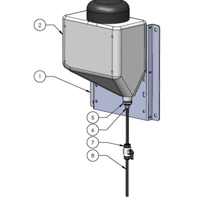 3 Gallon Rinse Tank Kit for Spartan 20 Gallon Tank Kit