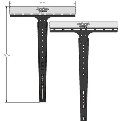 Large Wilger Flow Indicator Bracket Kit for 7" x 7" Bar