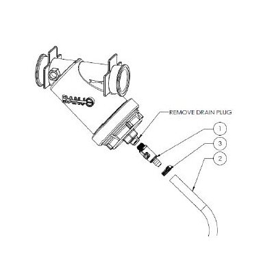 Strainer Drainer Assembly Bag for 3" Strainers