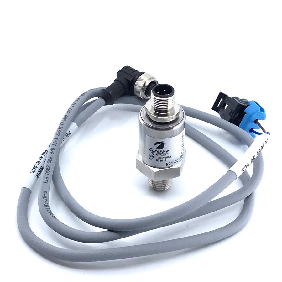 100 PSI 2 wire pressure sensor (4 - 20 mA out) with 2-pin 150 MP Tower ...