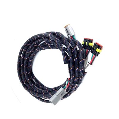 MultiRow 4-Pin Deutsch CAN Trunkline - 15' with 2 flowmeter connectors