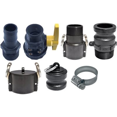 1" Hose Connection Kit - includes fittings at the hitch